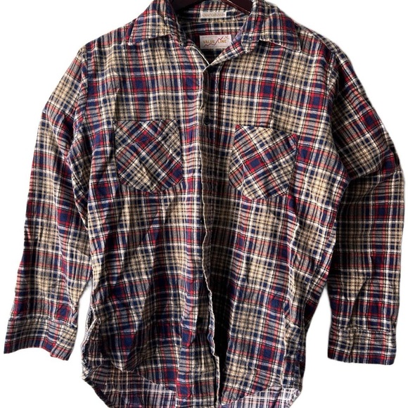 Vintage | Shirts | 96s 60s Vintage Vaultline Sanforized Flannel Loop ...
